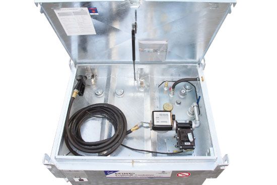 Gasoline Tank 1000L with Pump - Mobile Tank System