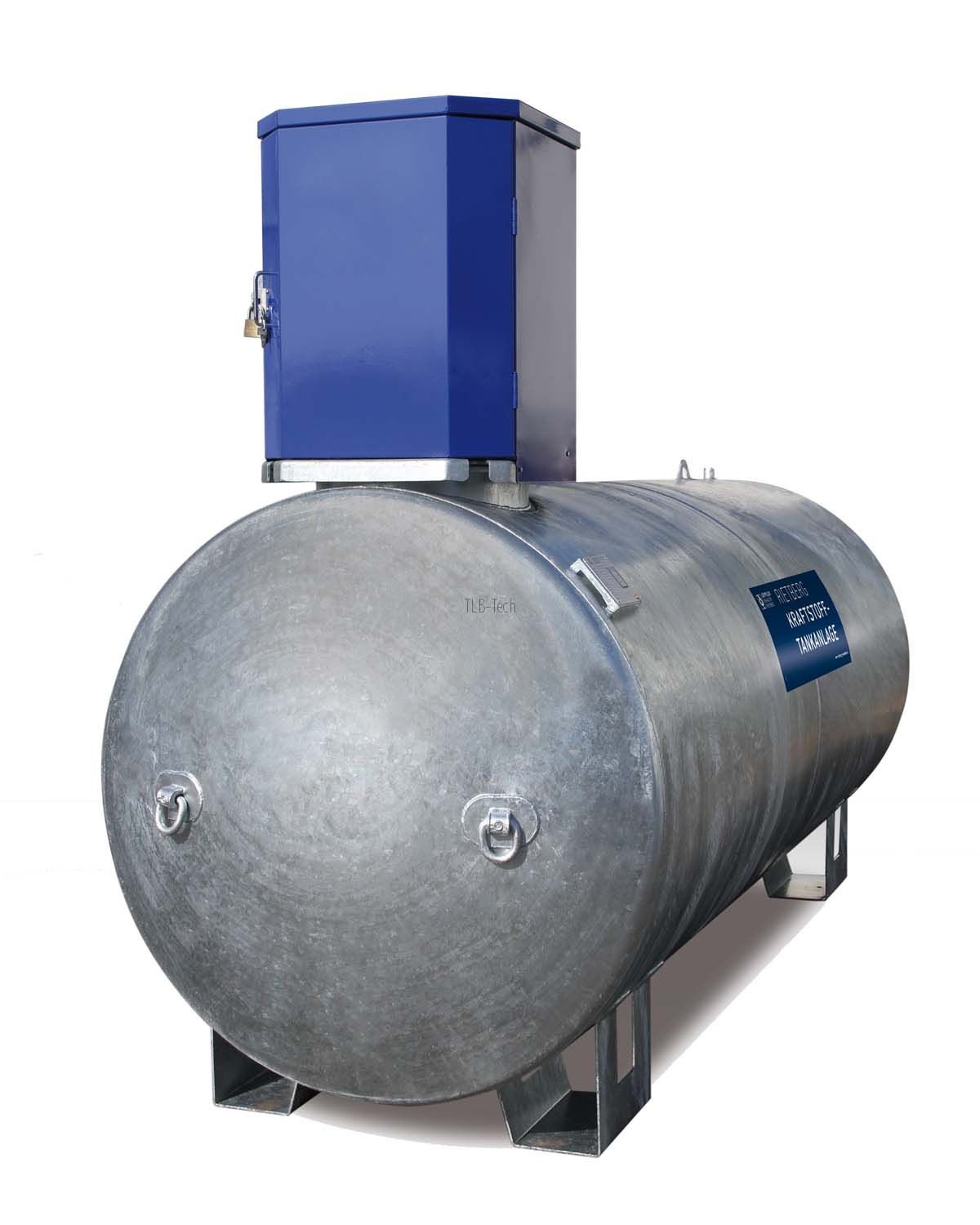 5000 Liter Dieseltankanlage KA | Robuster Stahltank mit Pumpe ...
